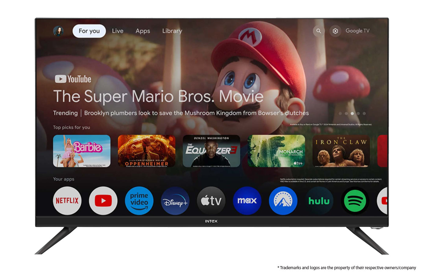 1m (32") Google TV (LED-SGV3201) – Intex Technologies