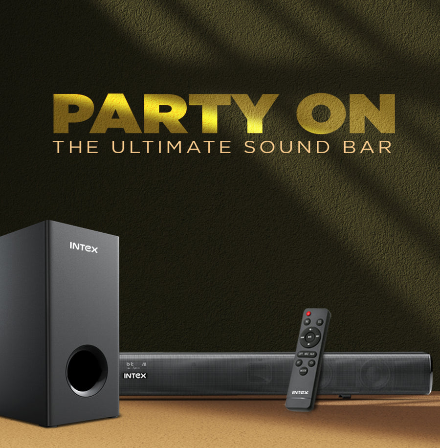 Best Soundbar for TV Online | Buy Soundbar Under 5000 & 10000 | Intex ...