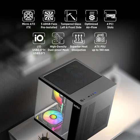 Intex Crux Computer Gaming Case – Intex Technologies