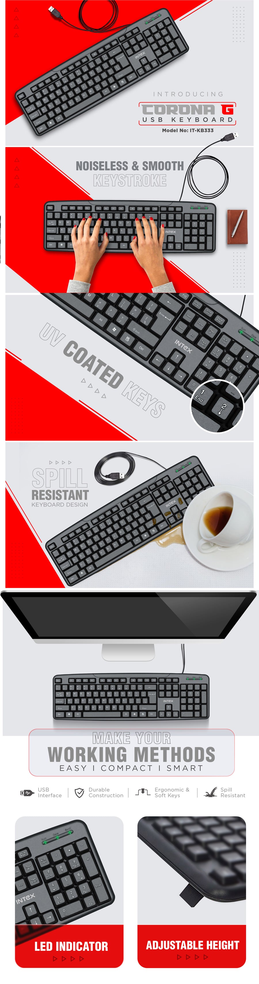 Buy Intex Corona G (IT-KB333) Keyboard Online – Intex Technologies