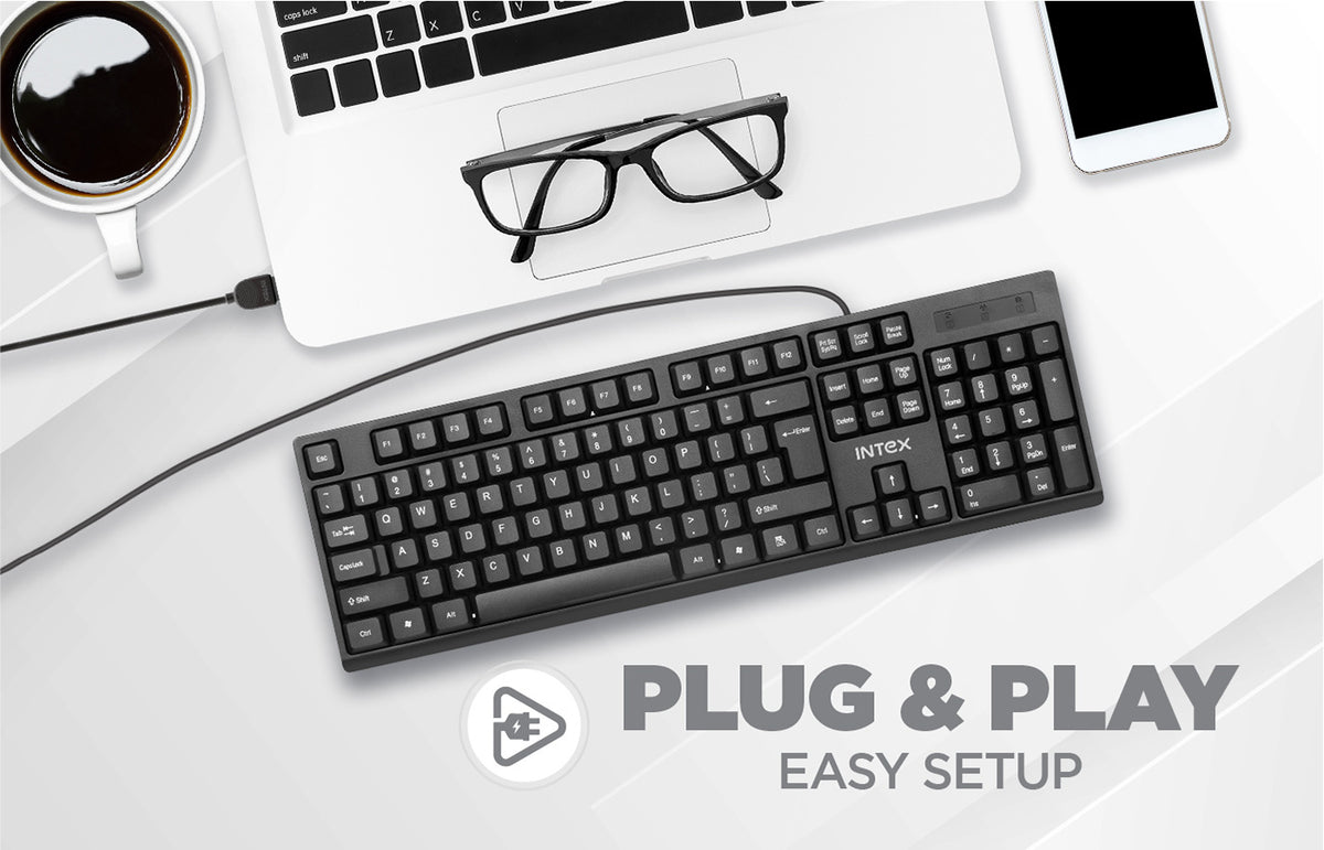 Fury (IT-KB335) Wired USB Keyboard – Intex Technologies