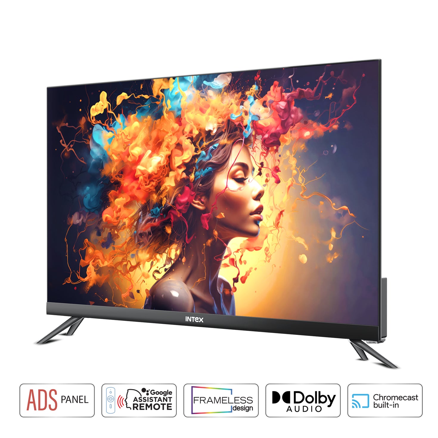 Intex 32" HD Smart Google TV | LED-SGQV3208 (80 cm) – Intex Technologies