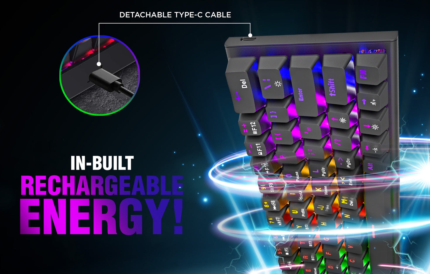 Caliber Plus Mechanical Wireless Keyboard – Intex Technologies