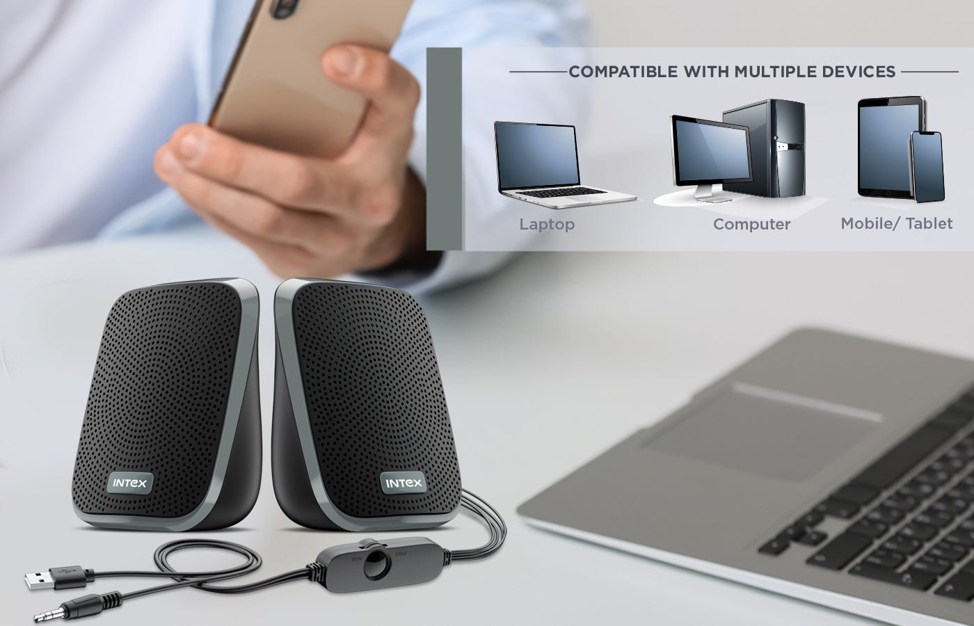 IT 120 2.0 Desktop Speaker – Intex Technologies