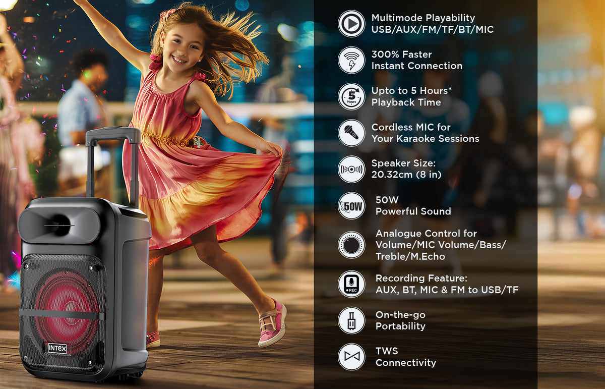 Thriller 500 (S) Trolley Speaker – Intex Technologies