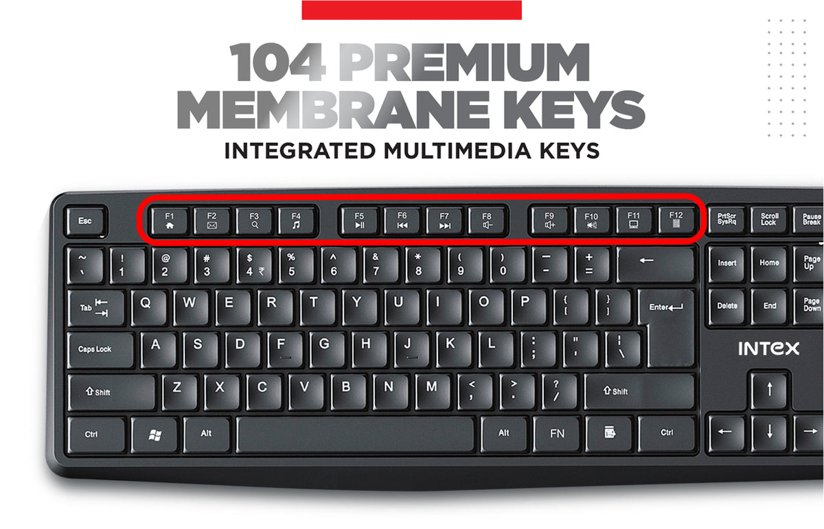 Power New Wireless Mouse And Keyboard Combo – Intex Technologies