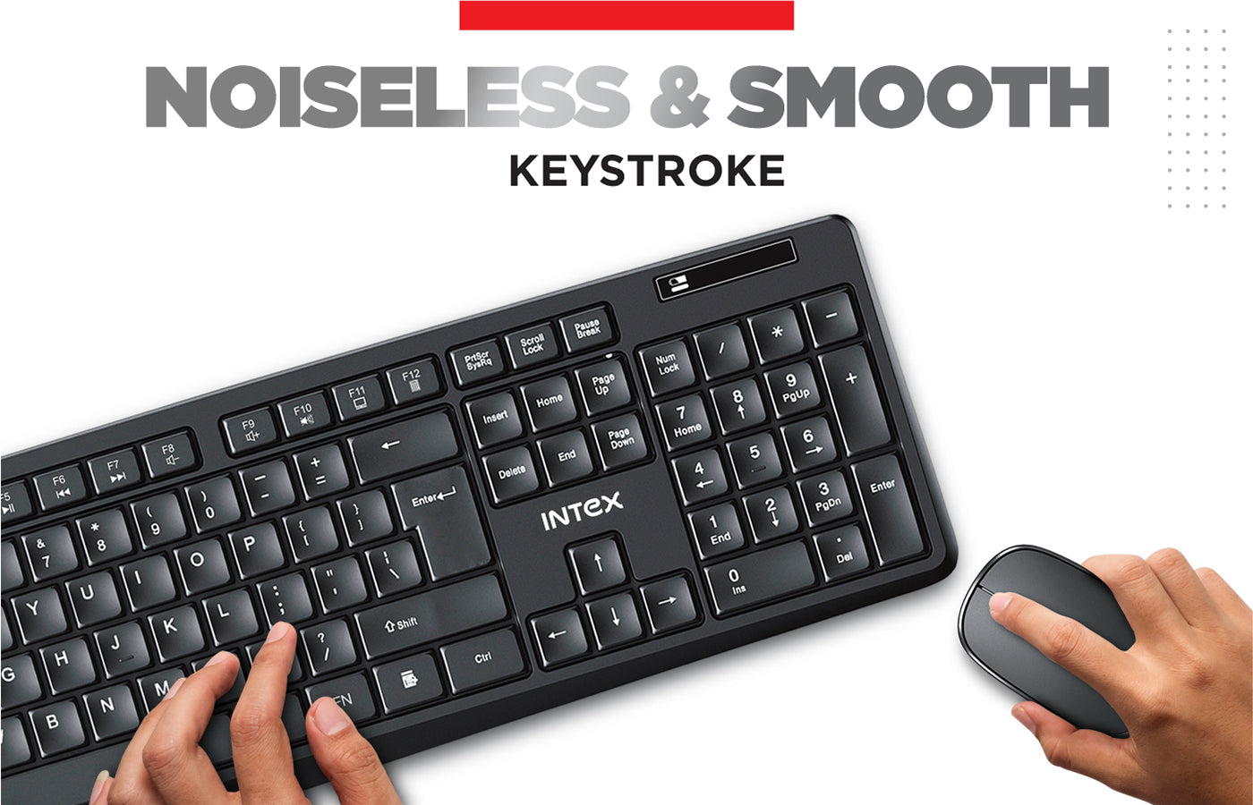 Power New Wireless Mouse And Keyboard Combo – Intex Technologies