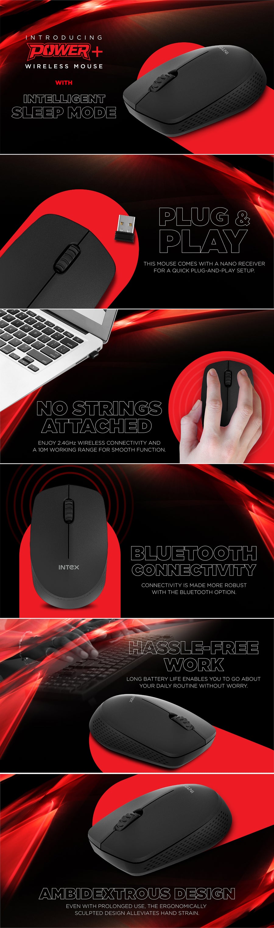 Intex 2.4G Power+ Mouse – Intex Technologies