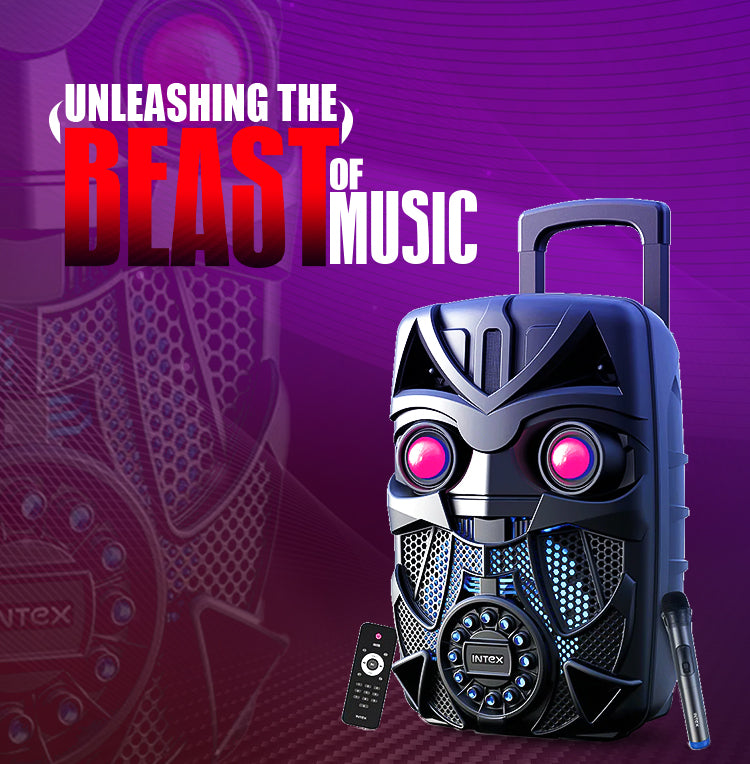 Best Trolley Speaker | Buy Loudest Speaker Online at Best Price | Intex ...