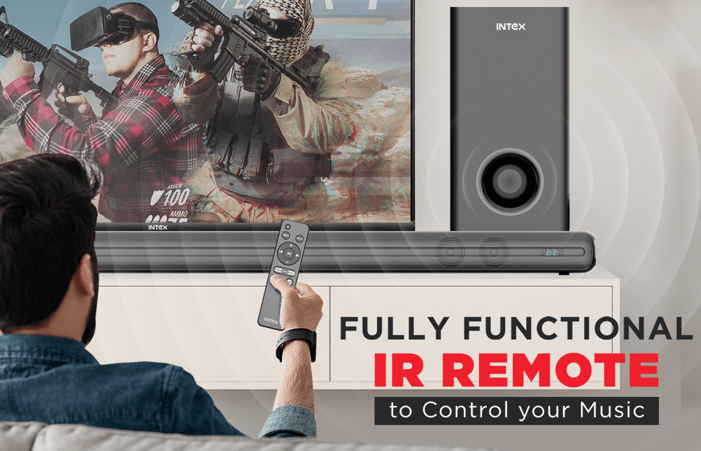 Best Soundbar Under 15000 - Intex Beast 10000 Sound Bar – Intex ...